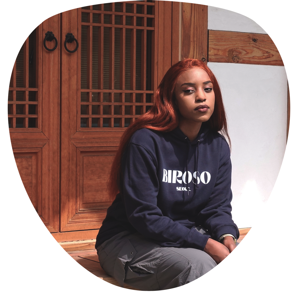 BIROSO Simple Logo Light Hoodie