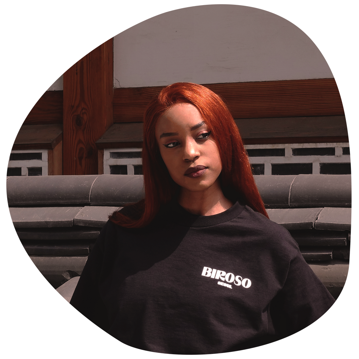 BIROSO Simple Logo Street T-Shirt