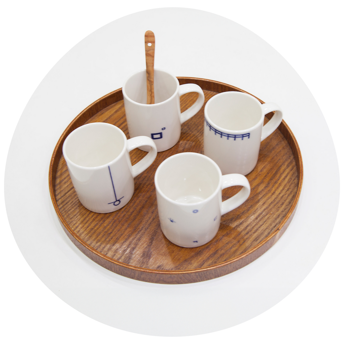 Hangeul Pattern Mini Mug 4p Set – BIROSO