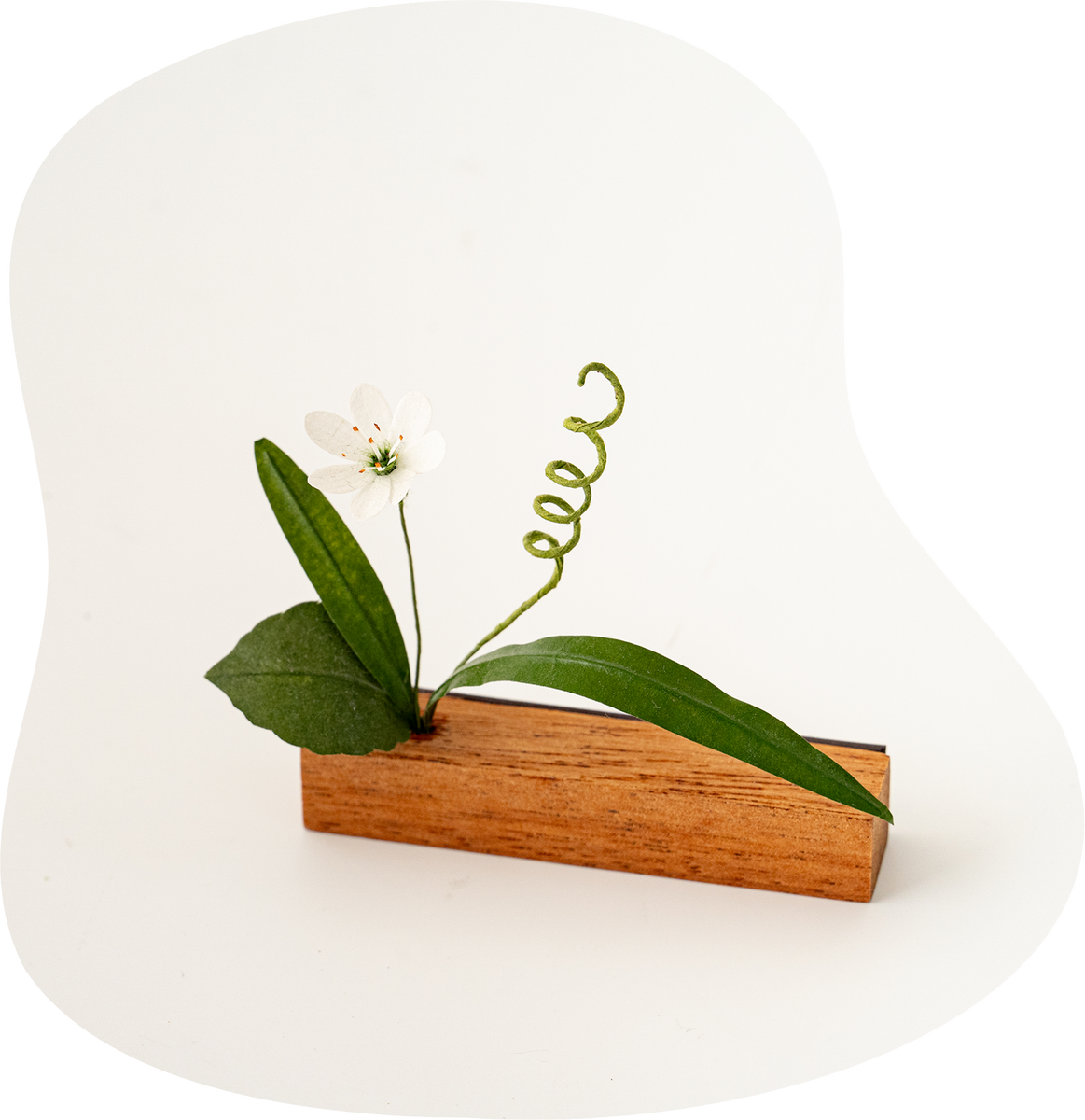 Hanji Line Magnet (2 Color/Flowers) - White, Yellow – BIROSO