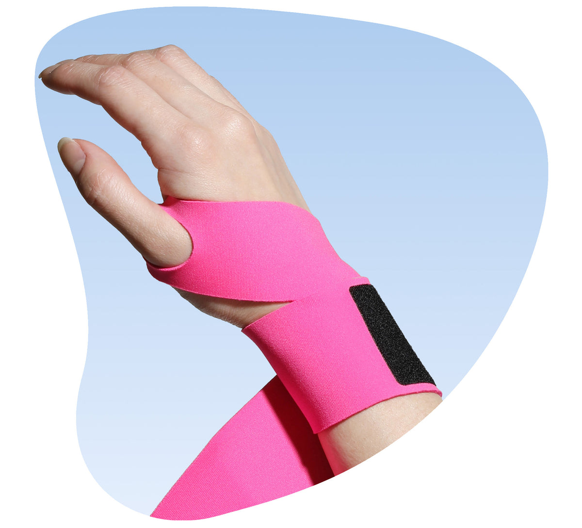 Holawit Ultra-Thin Wrist Support (Black / Grey / Hot Pink) – BIROSO