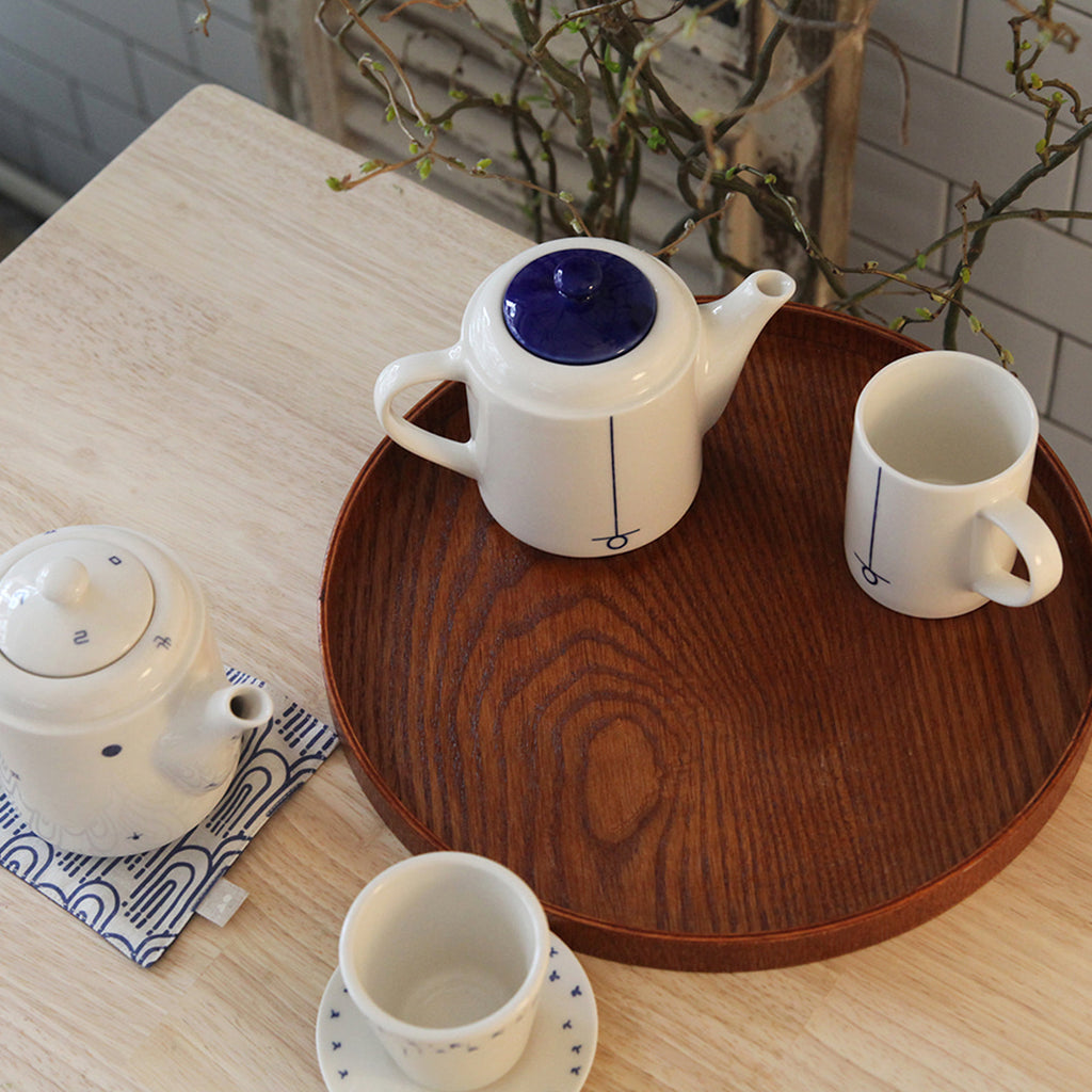 Hangeul 'ㅎ' pattern teapot – BIROSO