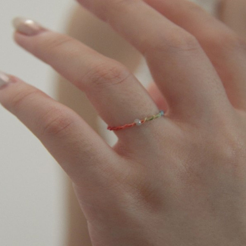 Chrysanthemum Crystal Ring Worn by BTS SUGA – BIROSO