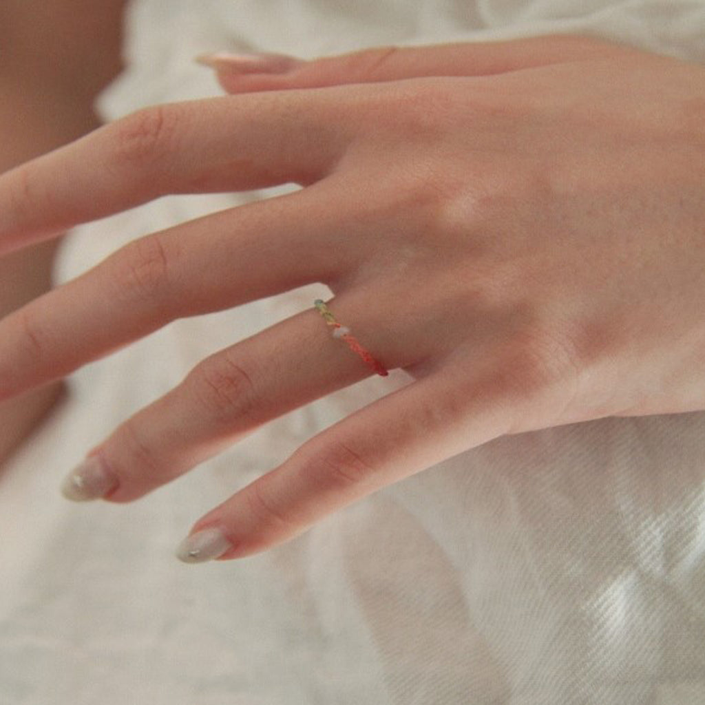 Chrysanthemum Crystal Ring Worn by BTS SUGA – BIROSO