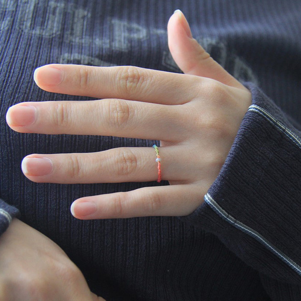 Chrysanthemum Crystal Ring Worn by BTS SUGA – BIROSO